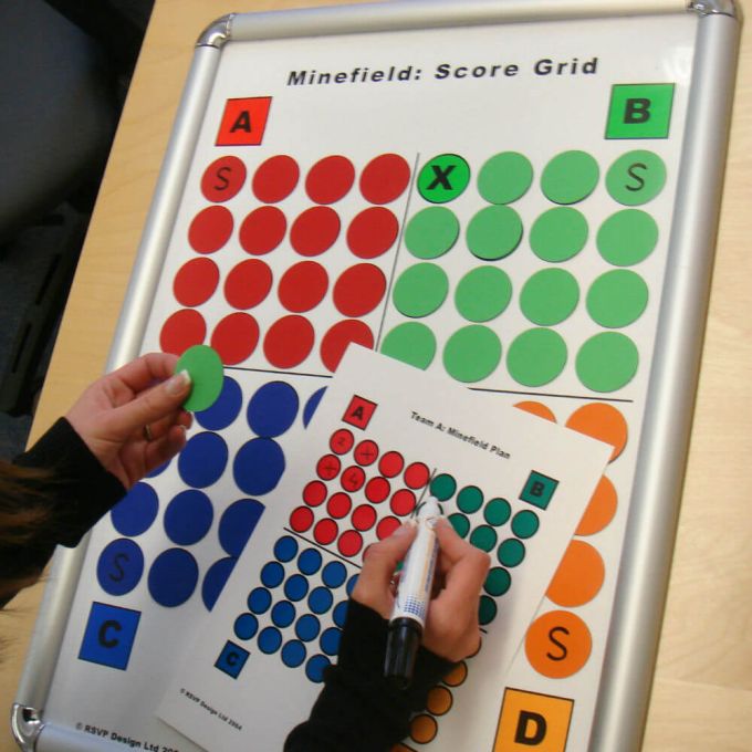 Minefield|A Team collaboration and Silo busting game